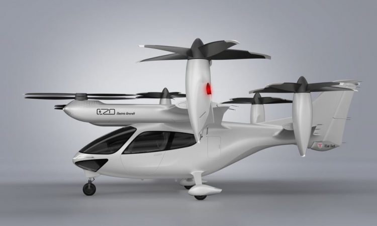 TCab Tech and Safran sign an agreement to equip E20 eVTOL with ...