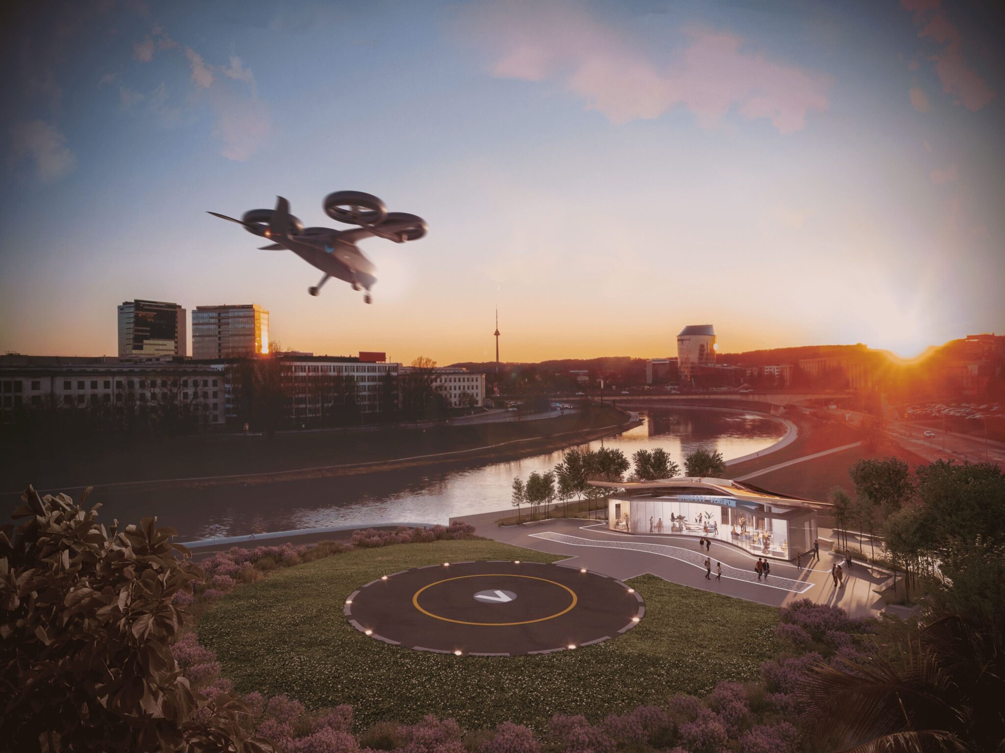 The information portal for air taxi and urban drone operations