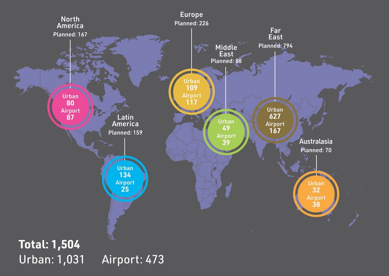 “1,504 vertiports now planned for construction worldwide” – latest ...